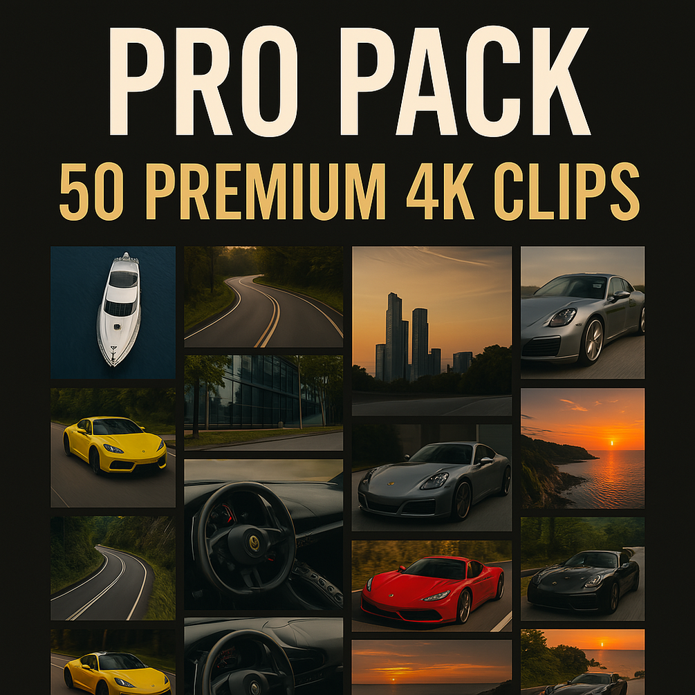 🔥 Tier 3: Pro Pack – 50+ Cinematic 4K Clips