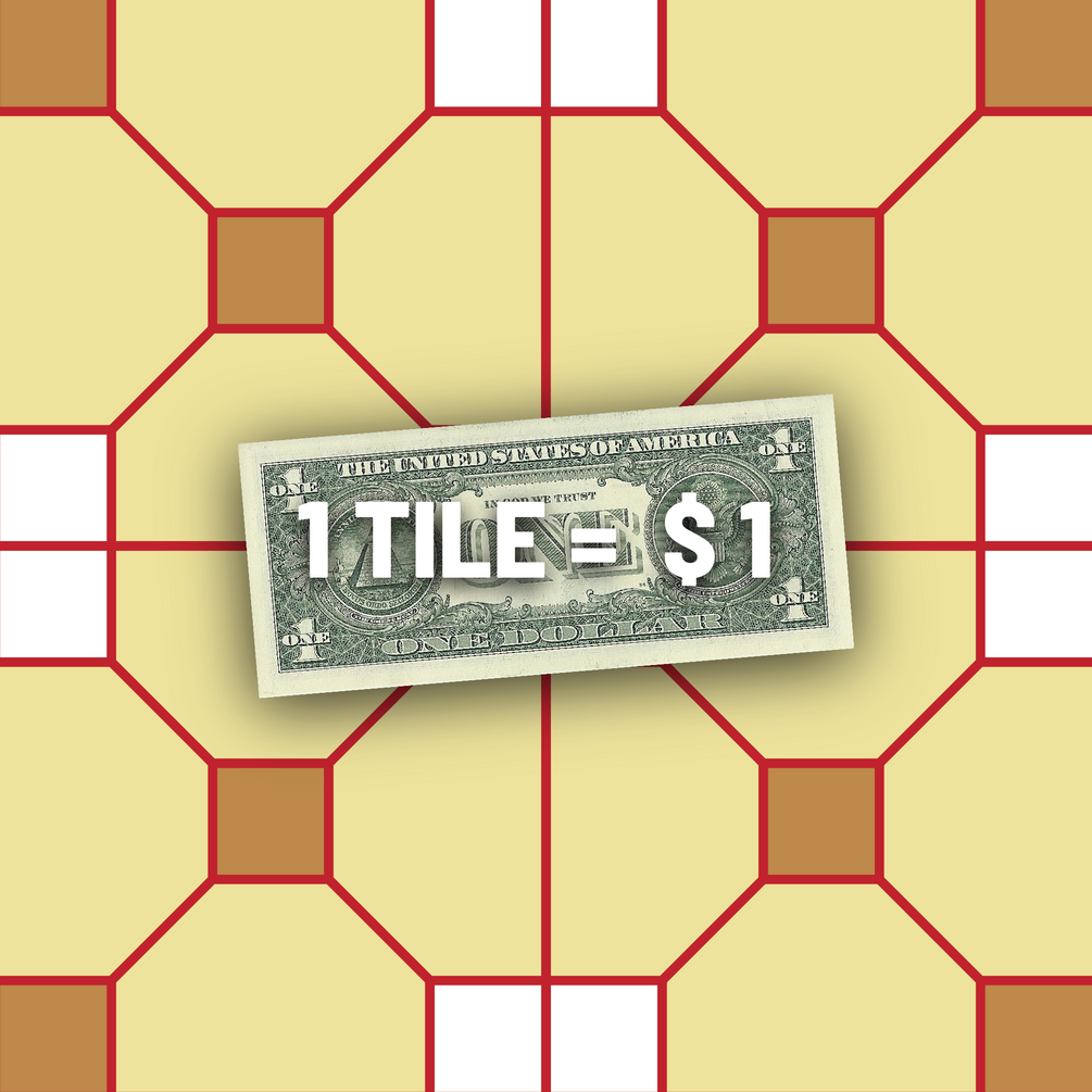 Original Modernist Mosaic JPEG with Cream, White, and Brown Square ...