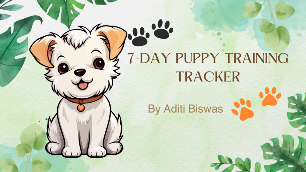 Pawfect Start: A 7-Day Puppy Training Guide