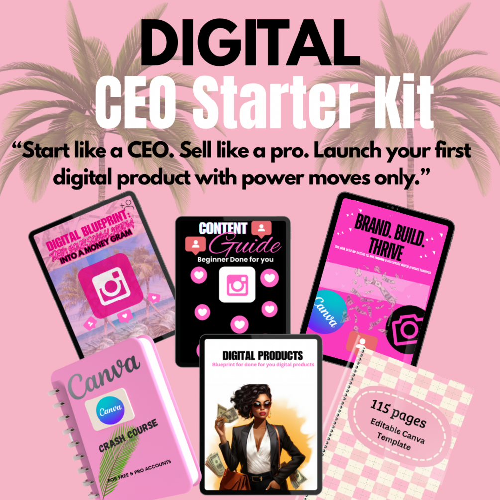 Digital CEO Starter Kit: 6 DFY Digital Products