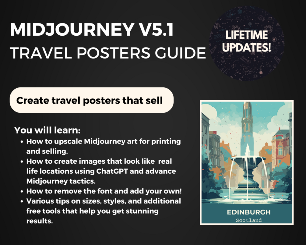 Midjourney Travel Posters Guide