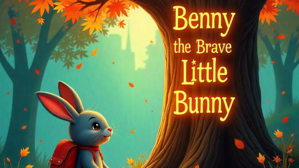 Benny the Brave Little Bunny Story Book-Children Bedtime Story Book