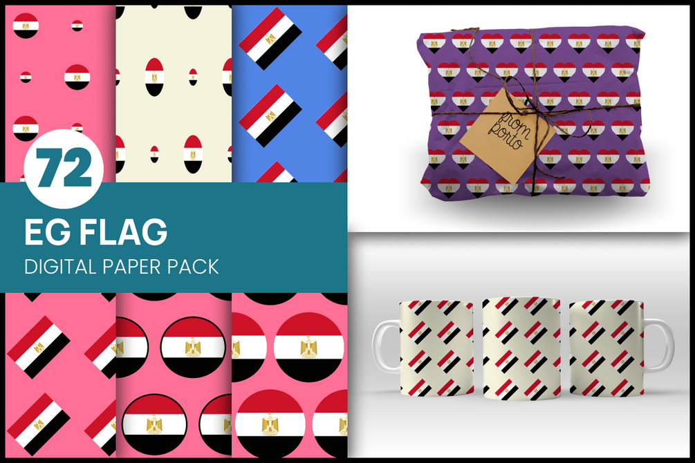EG Flag Seamless Patterns