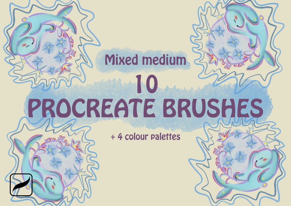 Procreate Brushes - Mixed Medium by PS Nelli