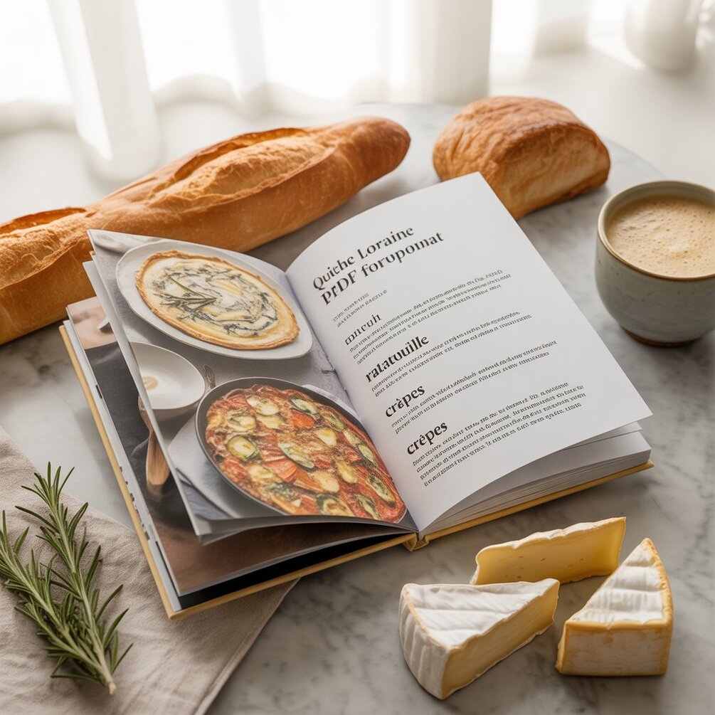 Printable French Recipe Cards | Editable Pink Menu | Parisian Cuisine ...