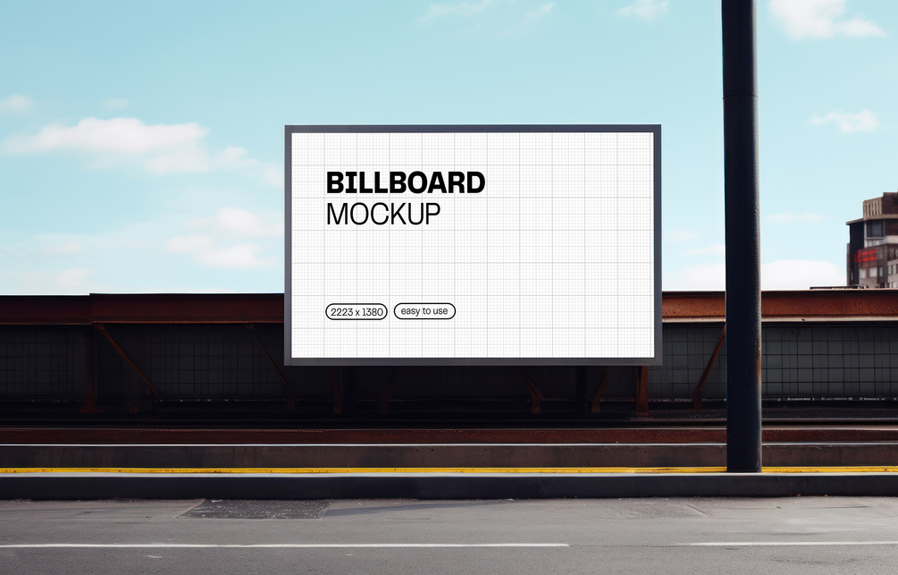Urban Commercial Billboard Mockup / #827