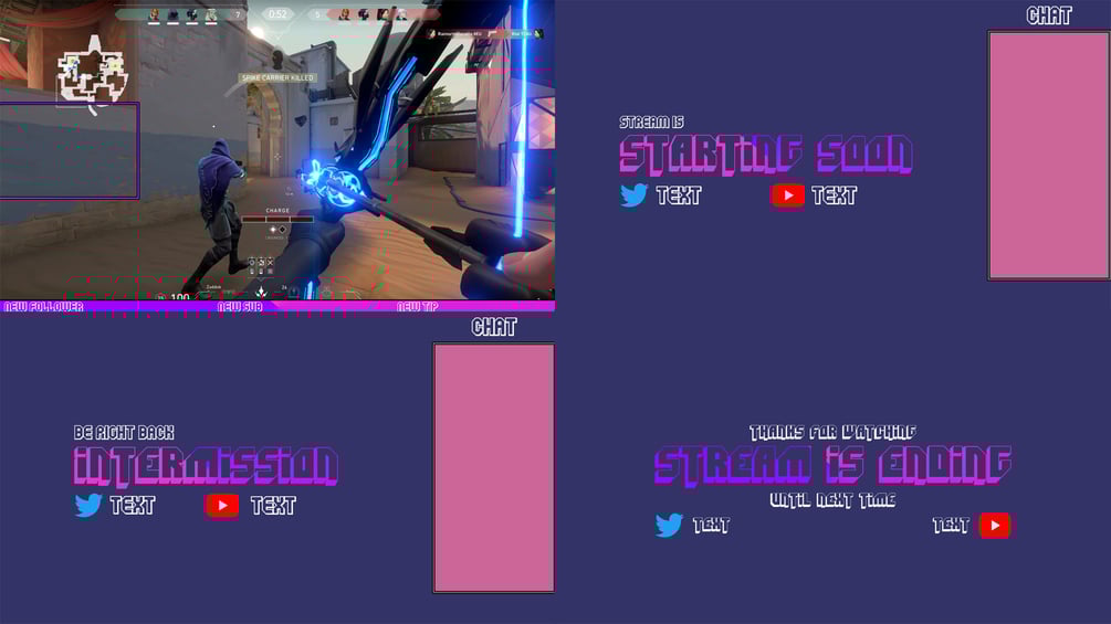 Bold Streaming Overlay (Package)