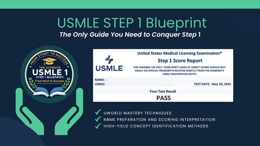The Ultimate USMLE Step 1 Blueprint: From Start to Success