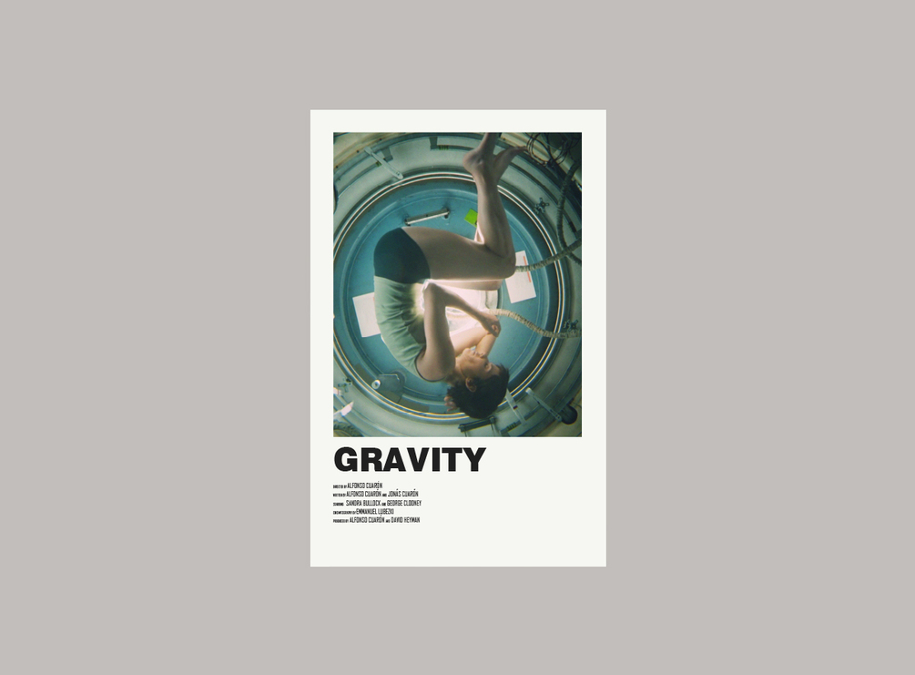 Minimalist Gravity Poster Digital Copy