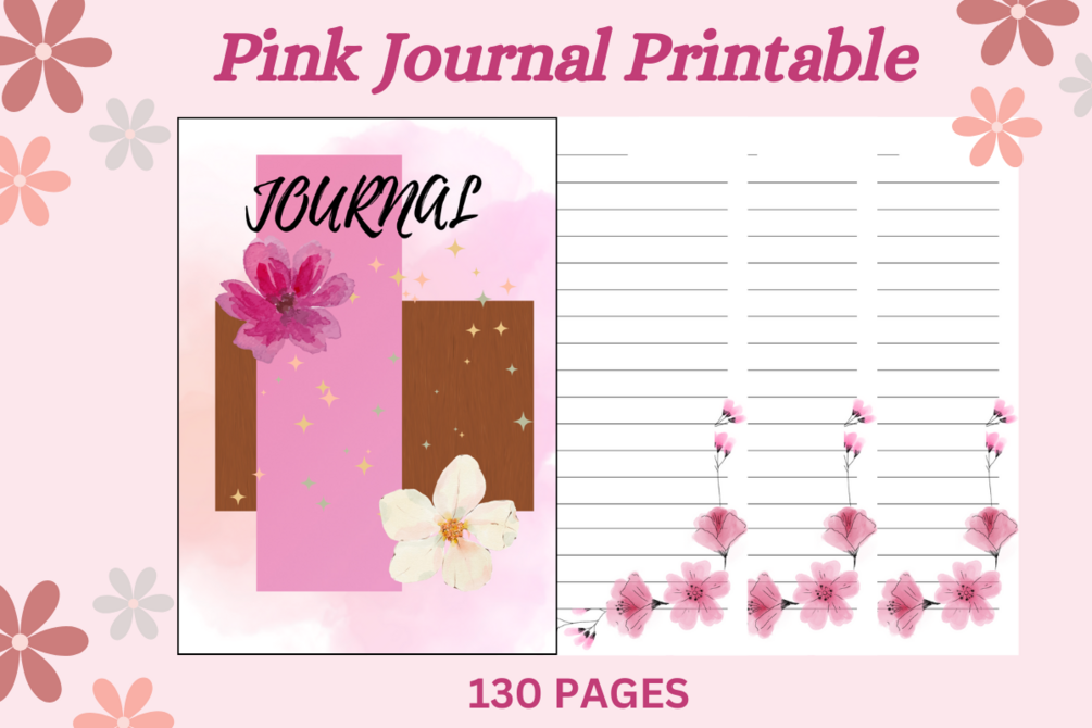 Pink Journal Printable