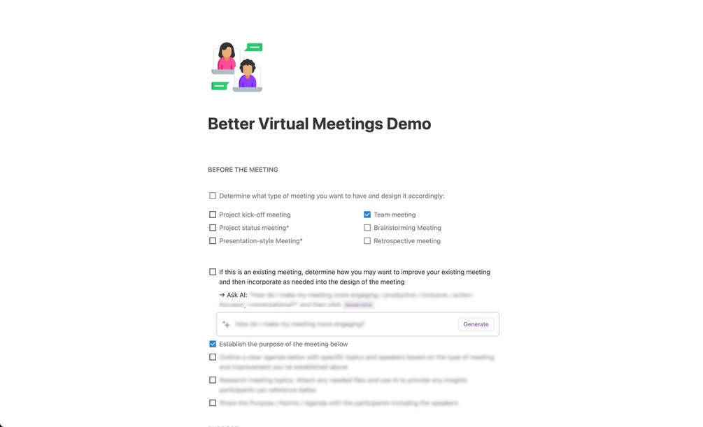 Better Virtual Meetings