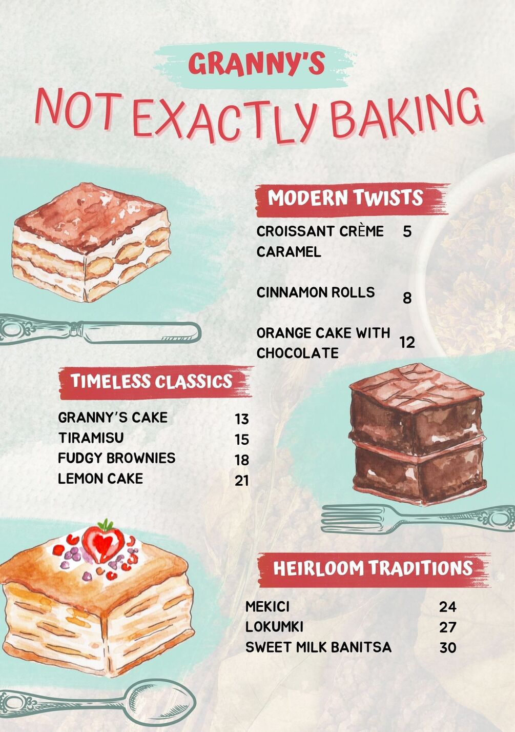 Not Exactly Baking: 10 Dessert Recipes with Stories (Digital Cookbook)