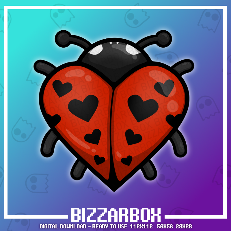 Streamer Emote: Ladybug Heart
