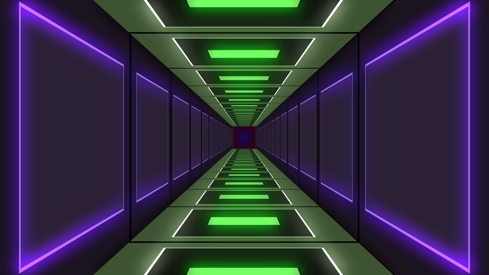 Abstract Tunnel Loop Background