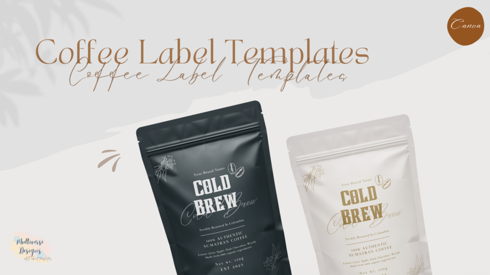 Editable Coffee Label Template