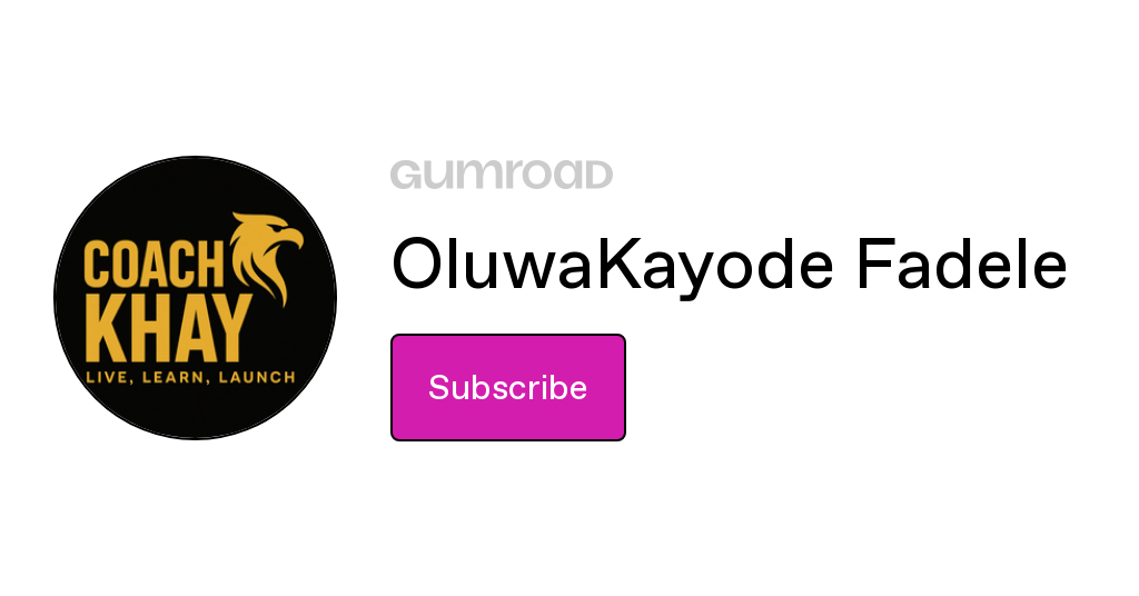 OluwaKayode Fadele