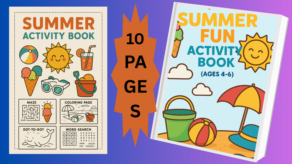 "My Summer Fun Activity Book (Ages 4–6)"