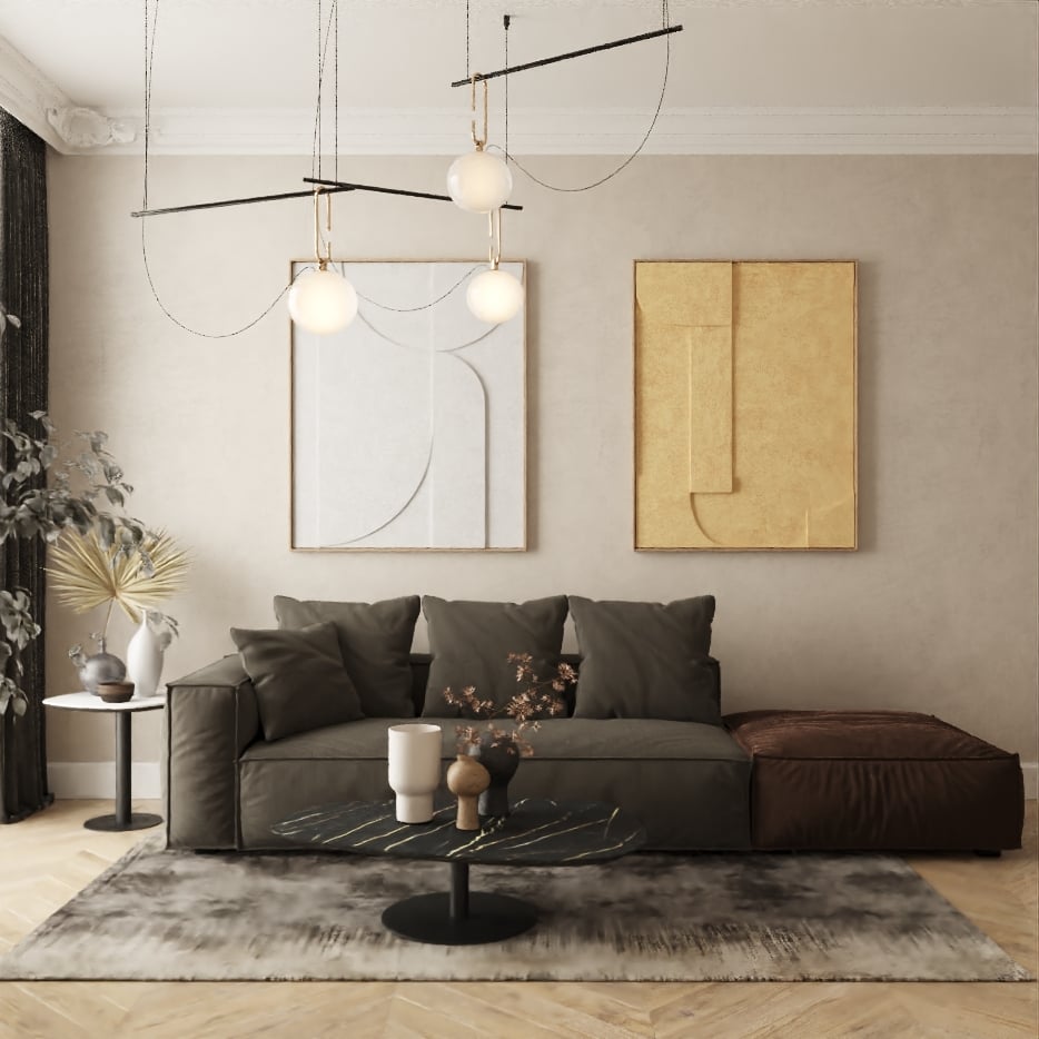 Cozy Livingroom (3DS MAX + Corona)