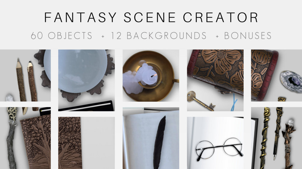Fantasy Writer's Desk Scene Creator
