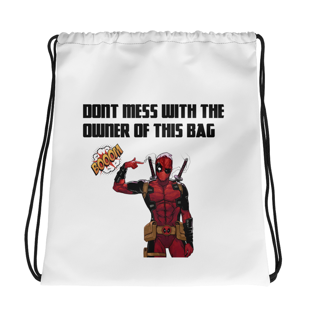 deadpool Drawstring bag