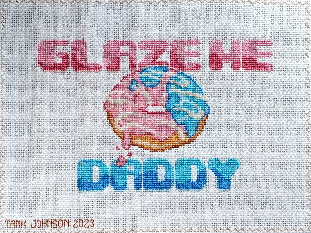 "Glaze Me" Cross Stitch Pattern