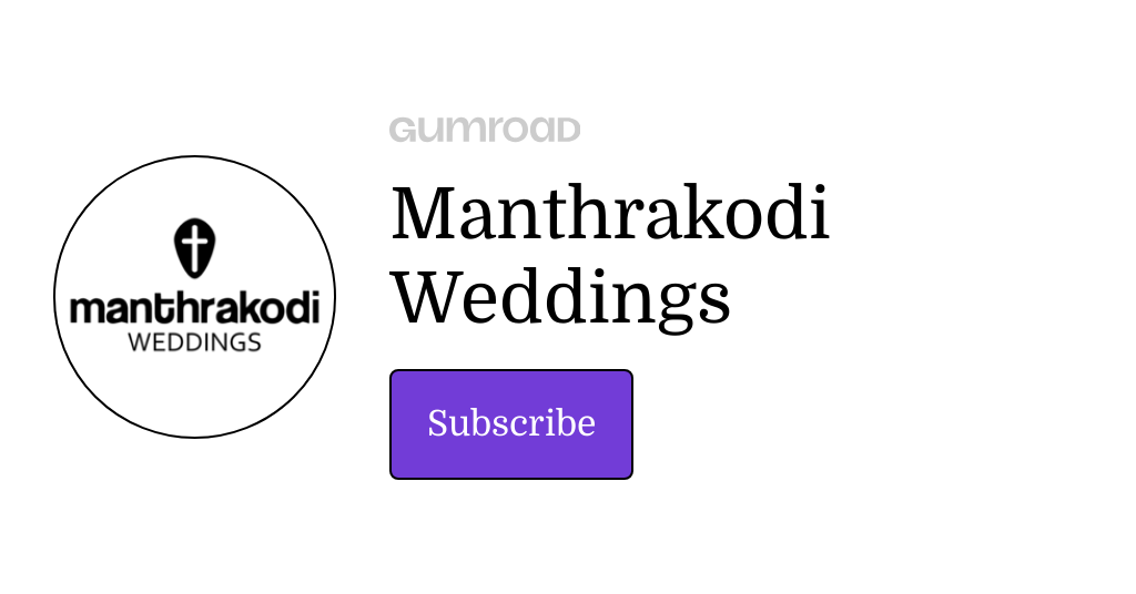 Manthrakodi Weddings