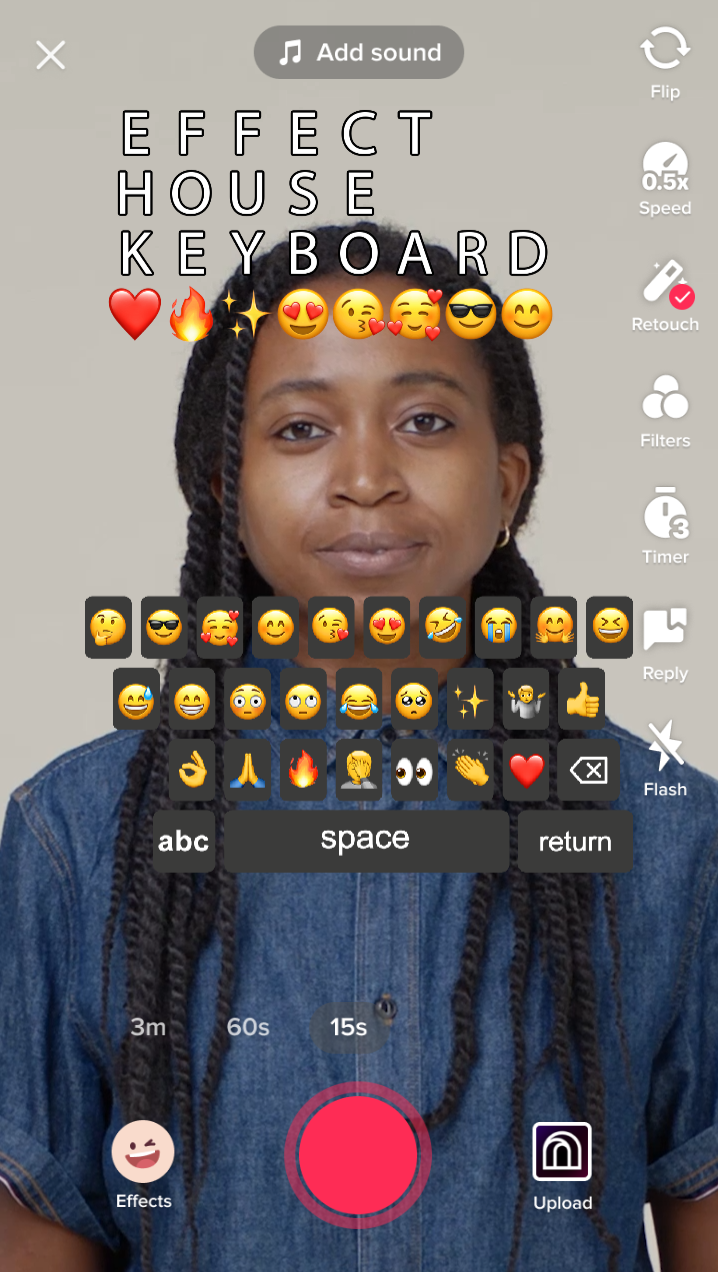 Effect House Keyboard