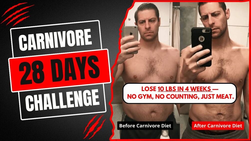 The 28-Day Carnivore Challenge: Lose 10 Pounds in Just 4 Weeks