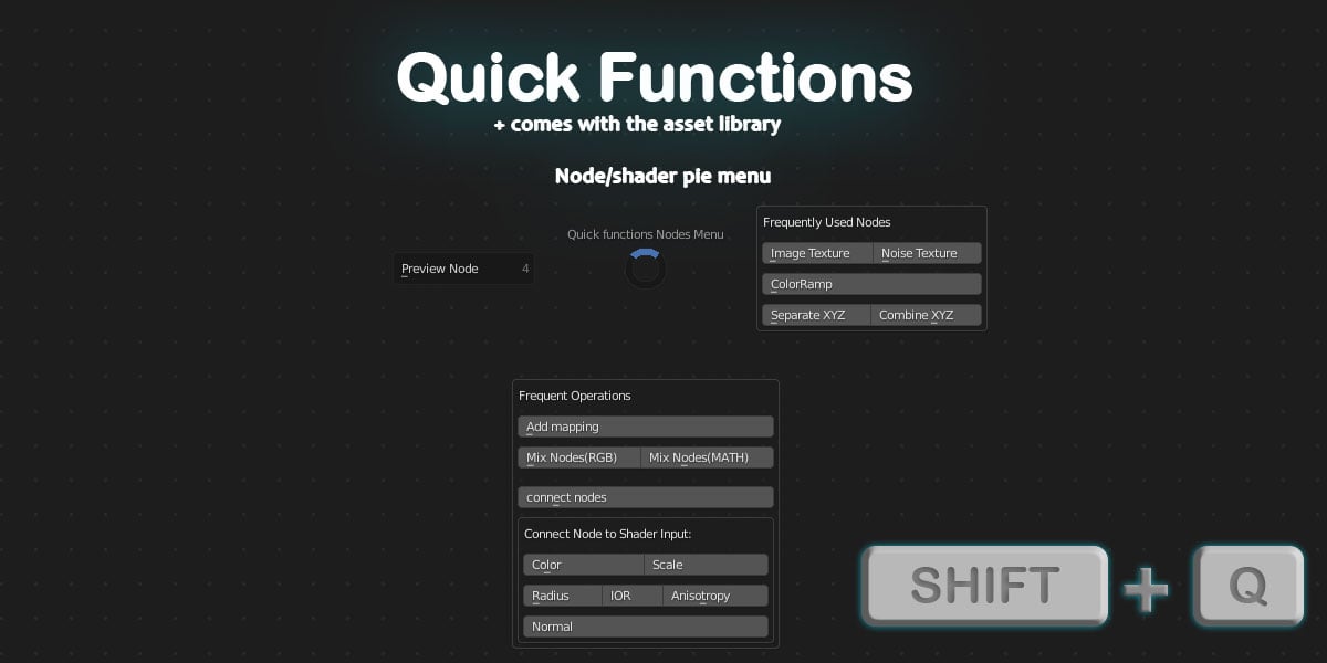 Quick Functions blender addon
