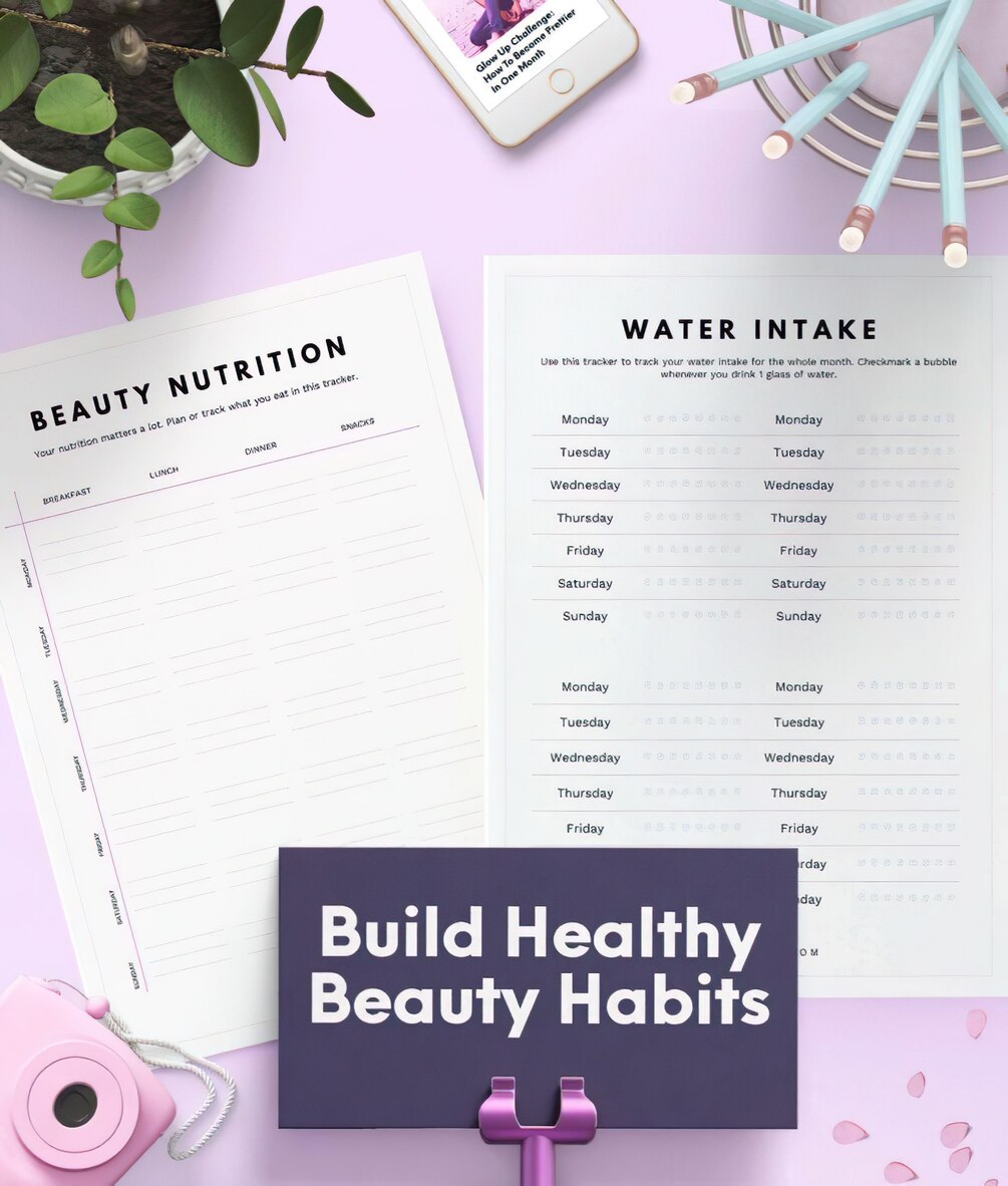 Glow Up Planner Printable & Glow Up Checklist