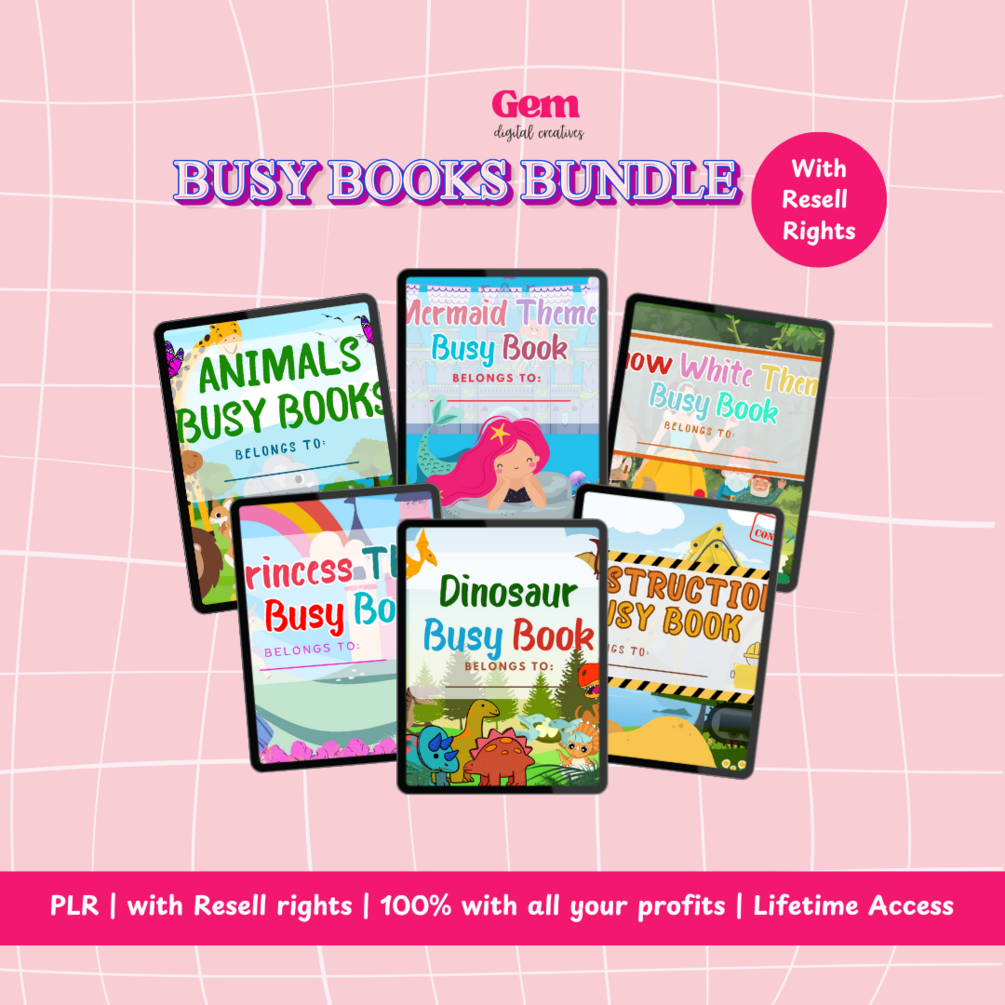 KIDS BUSY BOOKS BUNDLE | Learn and Have Fun