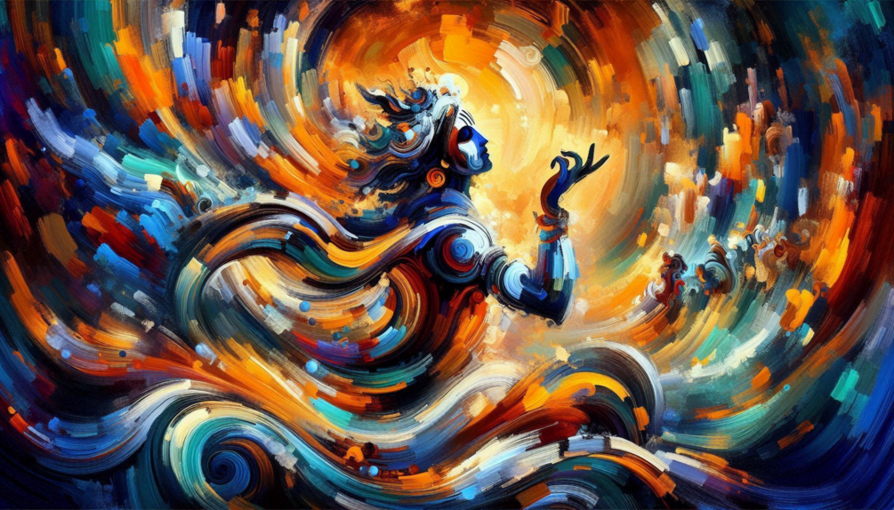Divine Expressions: Abstract Art of Gods 🎨🌟