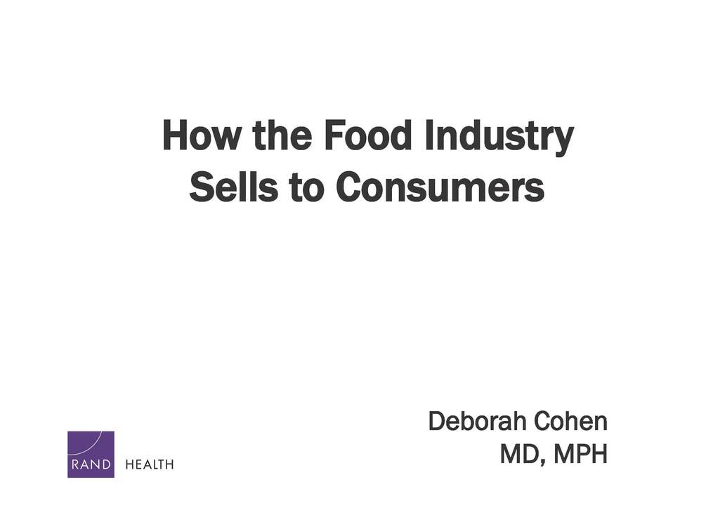 Why We Buy What We Buy: Anatomy of a Supermarket Purchase