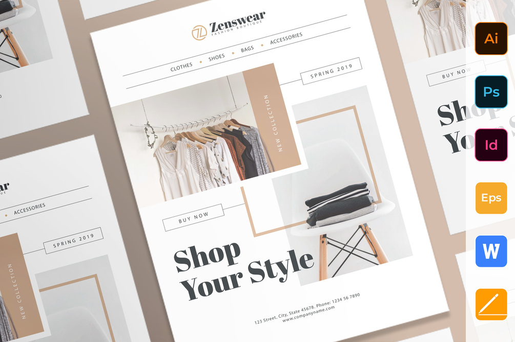 Boutique Poster Template