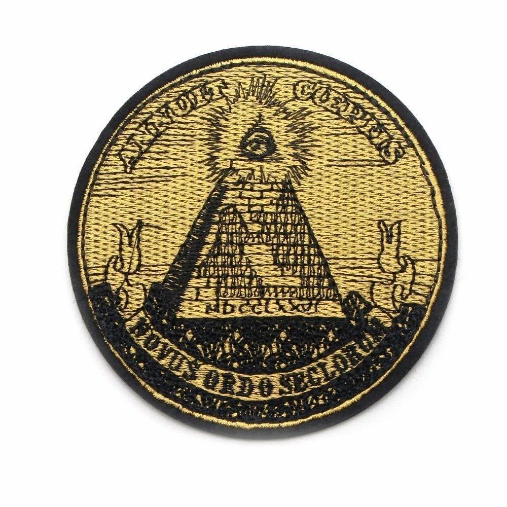 Eye of Providence Mason Embroidered Iron On Patch