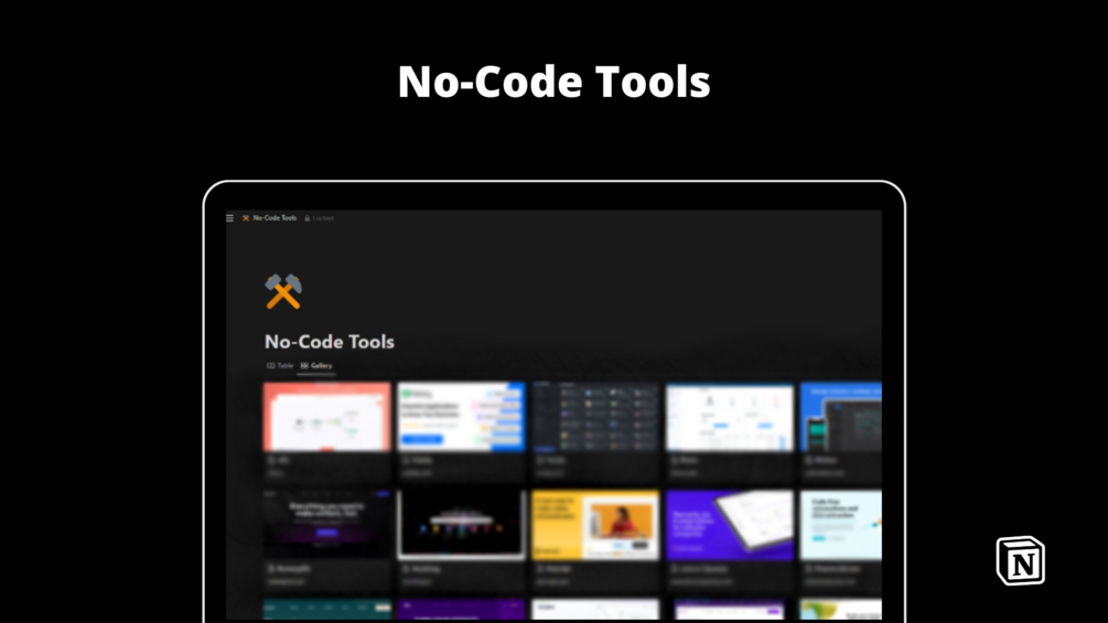 The Best AI & No Code Tools