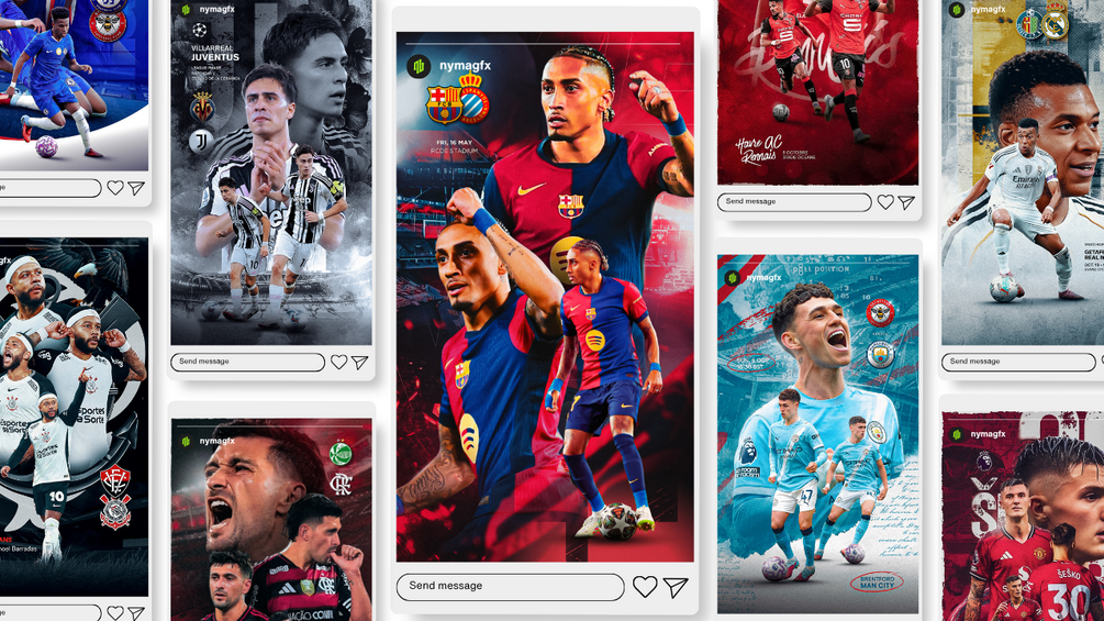 [BUNDLE] 40+ Football Matchday Story + Social Media Kit
