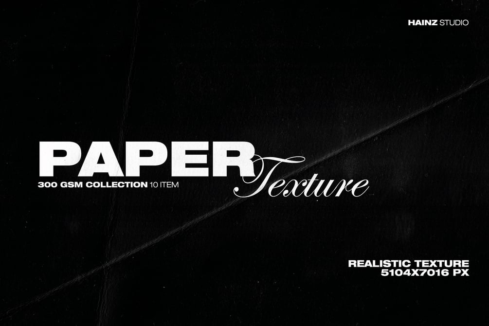 Paper Texture 300 gsm Collection - 10 Item