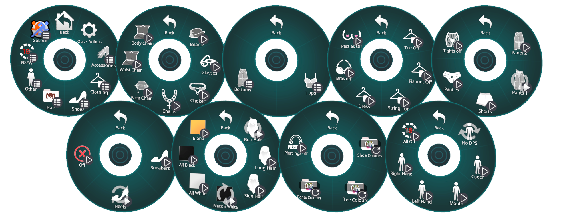 Alon and Iri (VRChat Model GoGoLoco DPS)