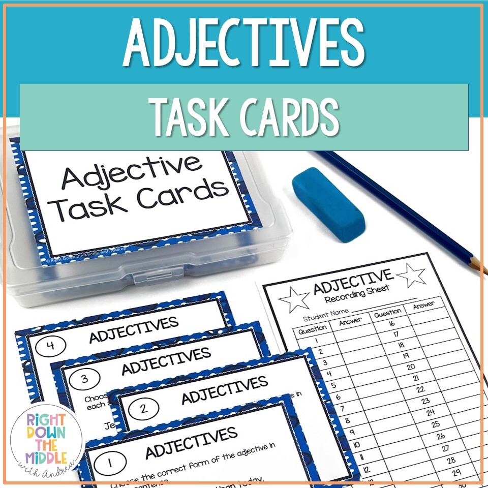 Comparative and Superlative Adjectives Task Cards
