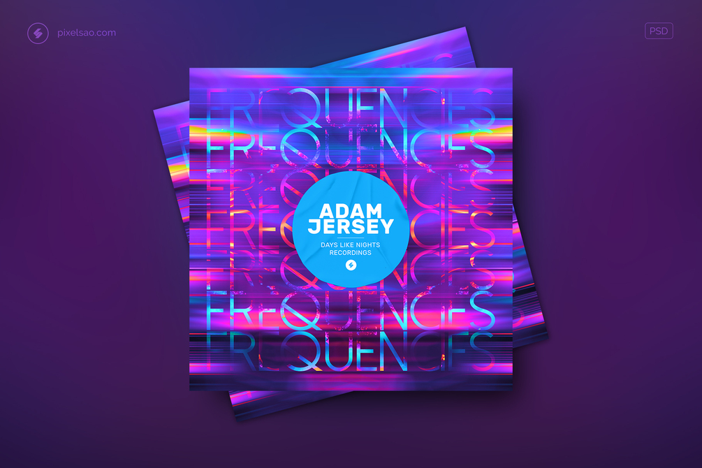 Frequencies – Album Cover Template