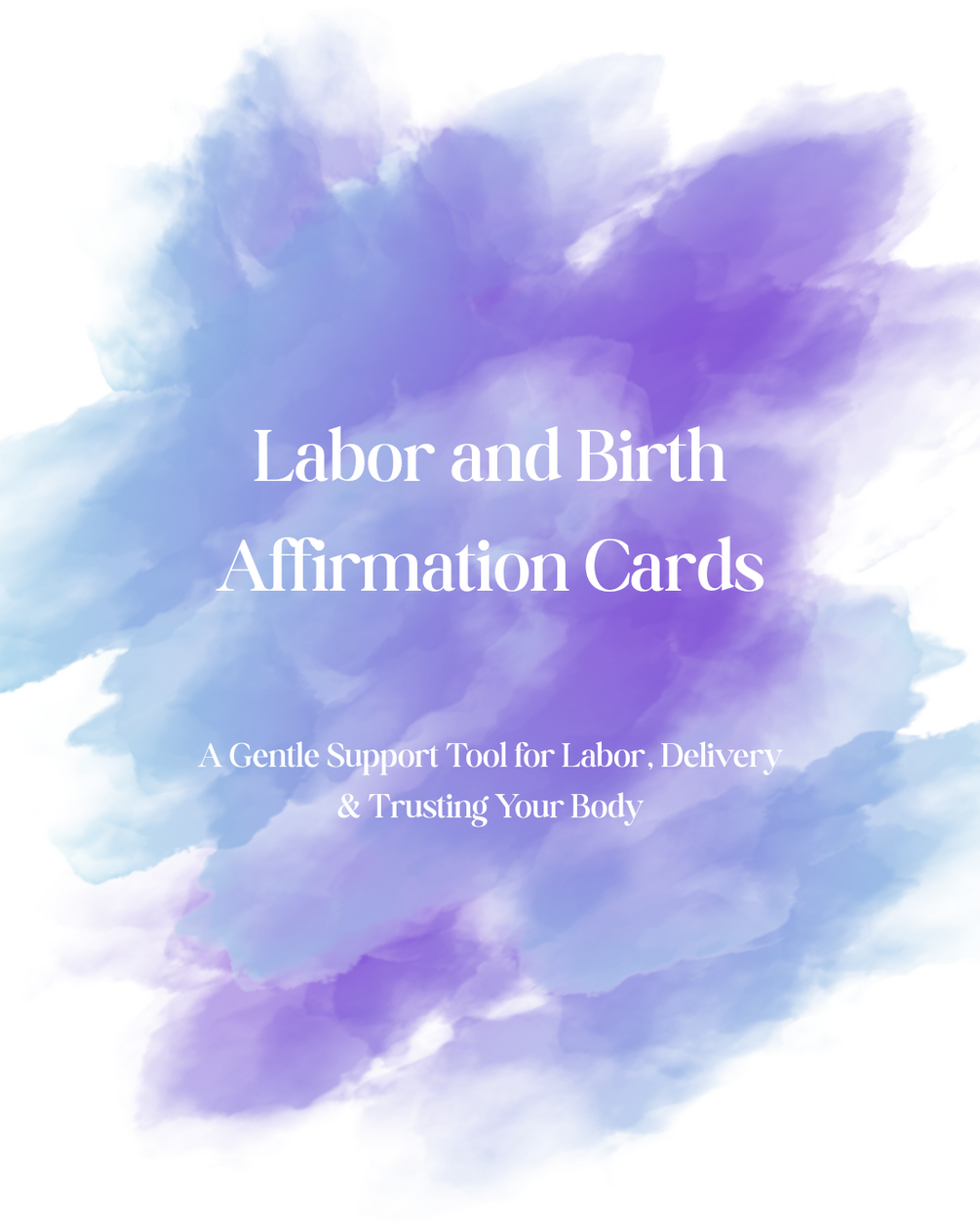 Labor & Birth Affirmation Cards