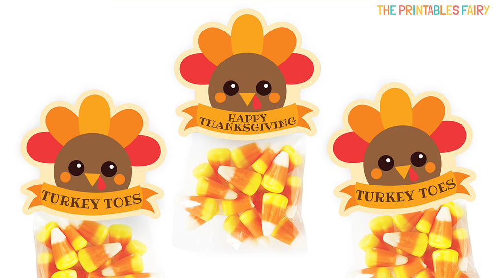 Thanksgiving Turkey Gift Tags