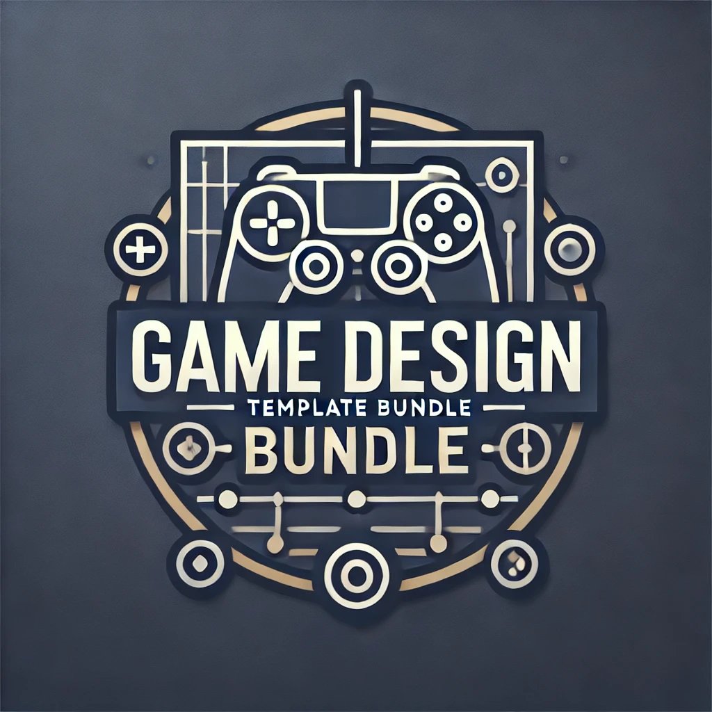 Game Design Vision Template Bundle