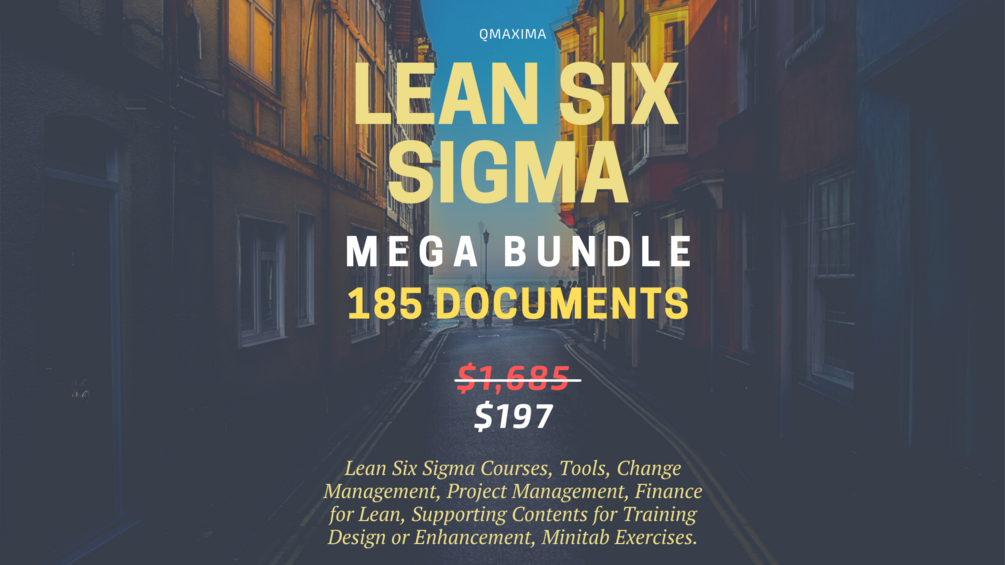The Ultimate 185-document Lean Six Sigma Bundle