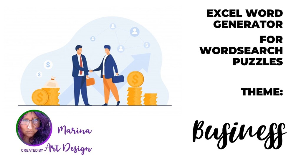 Business - Excel word list generator for Wordsearch puzzle