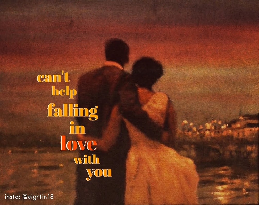 Can't help falling in love Digital Wall Art
