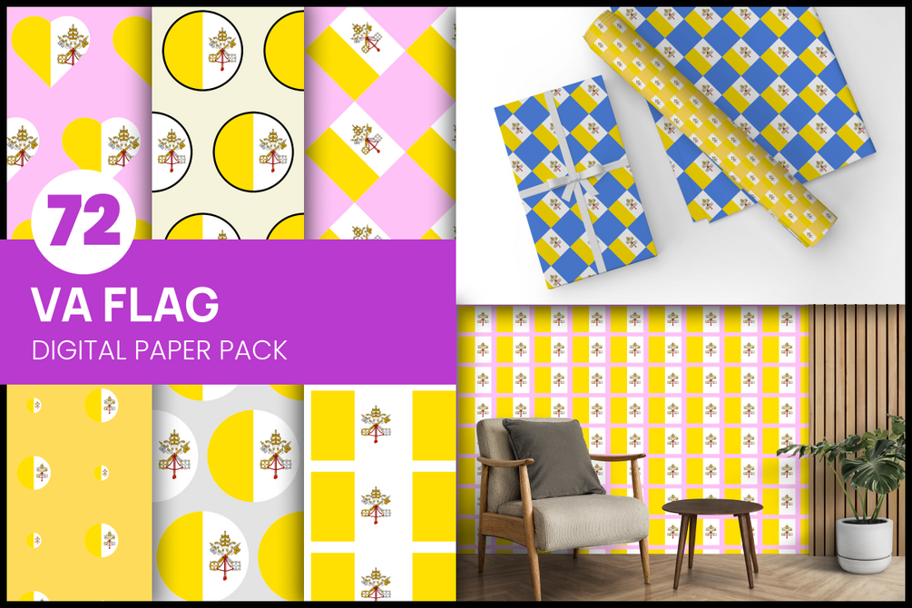 VA Flag Seamless Patterns