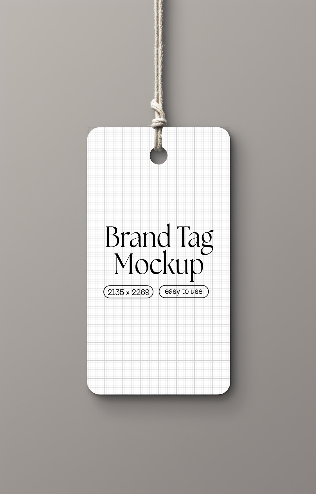 Brand Tag Mockup / #844