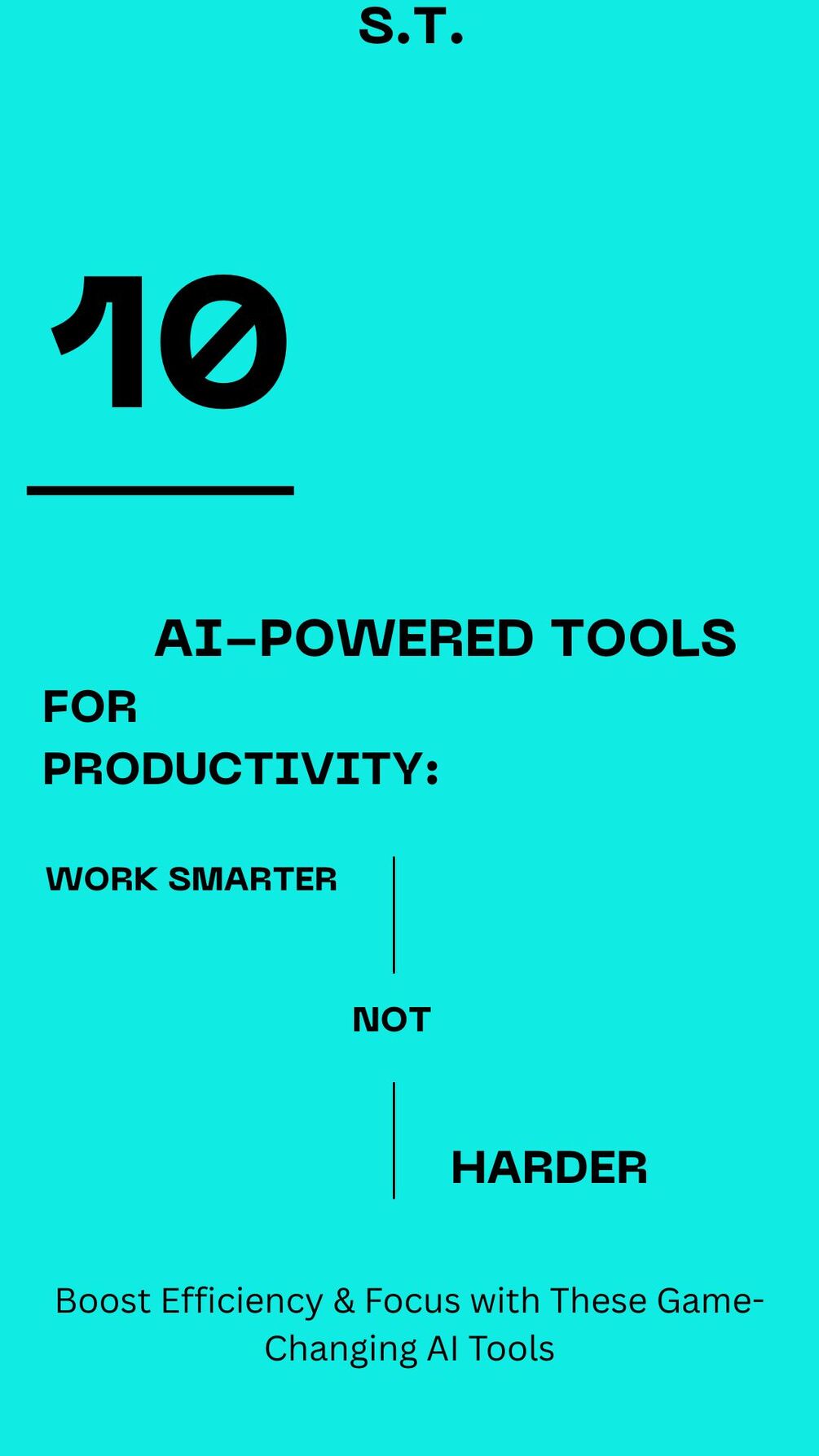 10 AI-Powered Tools for Productivity: Work Smarter, Not Harder